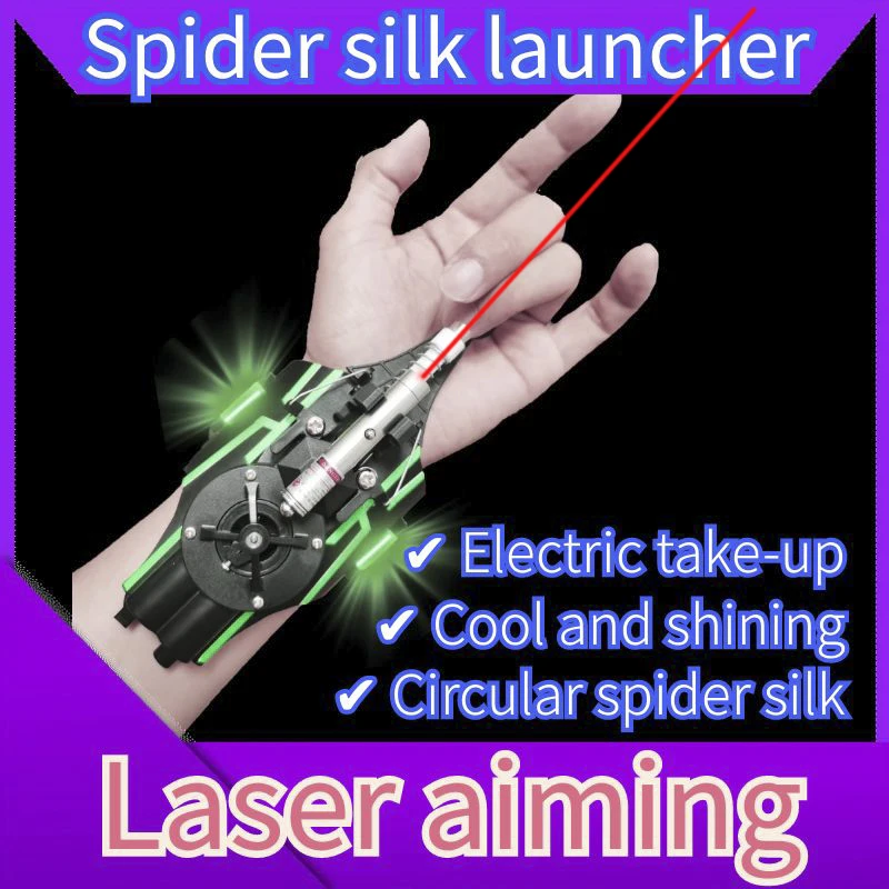 spider silk Web Shooters Wrist Launcher Device Peter Parker Cosplay ...