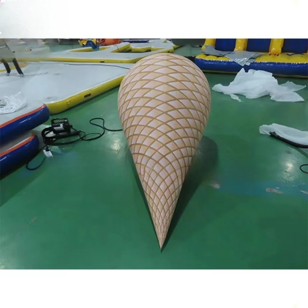 Inflatable Ice Cream Cone with Blower Giant Outdoor Advertising Event ...