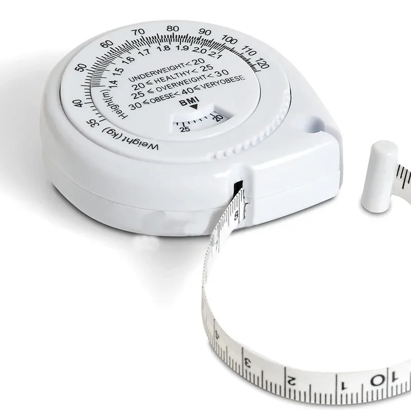 Tape-Measure-BMI-Body-Mass-Index-Push-button-Retractable-Locking-Tape ...