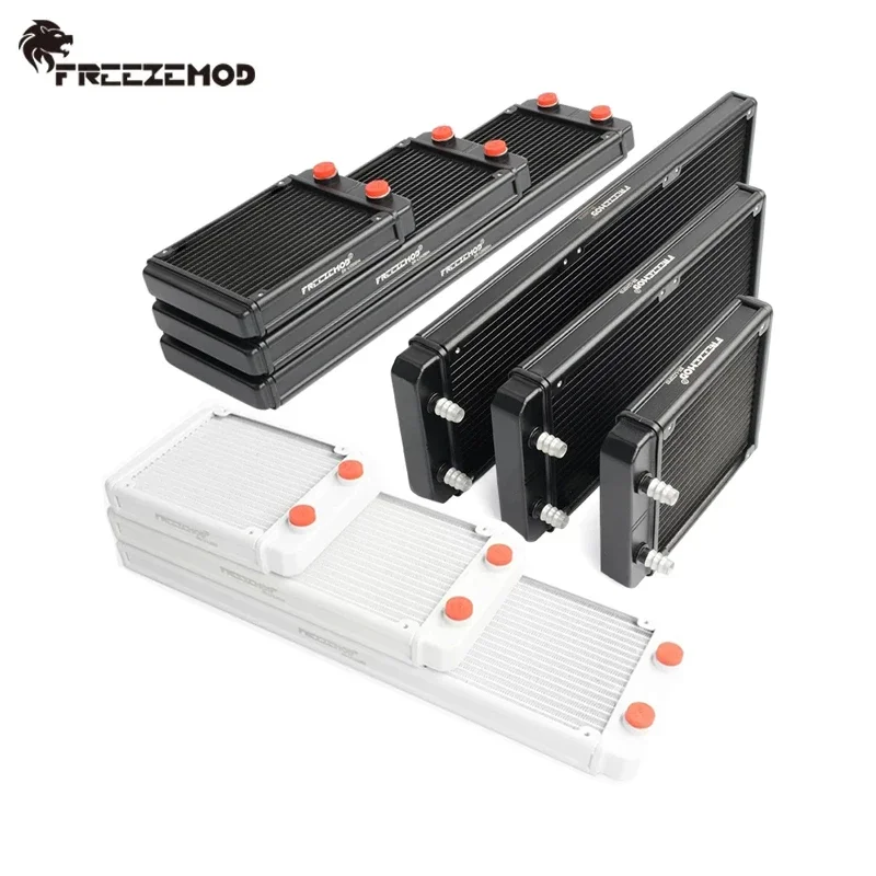 Water Cooling Radiator PC Aluminum Heatsink Multi-Channels 80mm 90mm ...