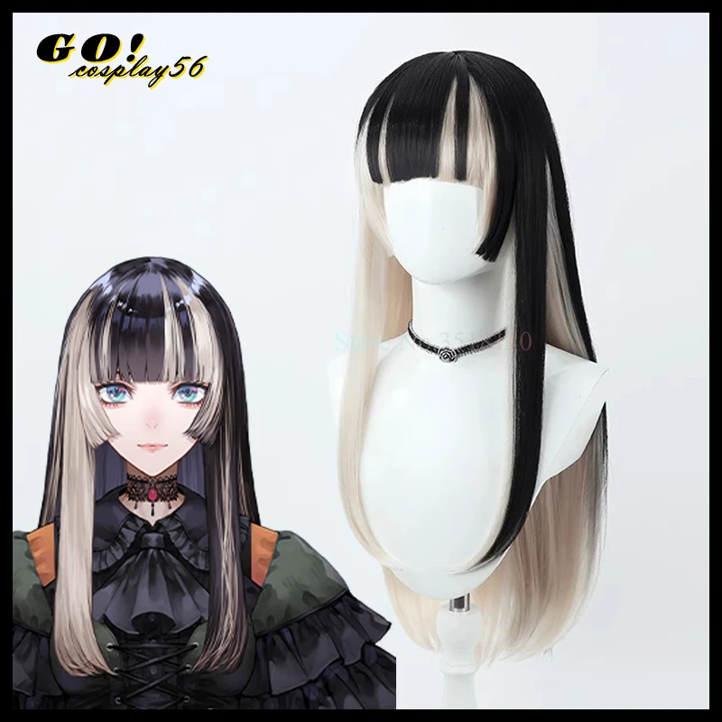 Juufuutei-Raden-Cosplay-Wig-JFT-Long-Straight-Hair-Black-Blonde-Vitual ...
