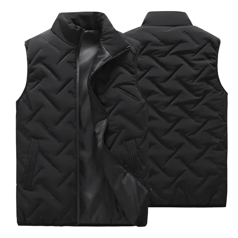 Thickened cotton Vest men's Windproof cold proof vest Autumn winter ...