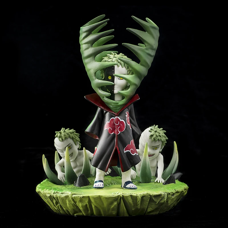 Bandai Naruto Figure Zetsu Akatsuki Figurine Collection Statue Small ...