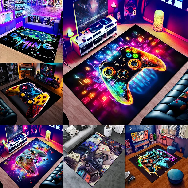 Creative-Video-Game-Gamepad-Game-Controller-Rugs-Teen-Kawaii-Area-Rug ...