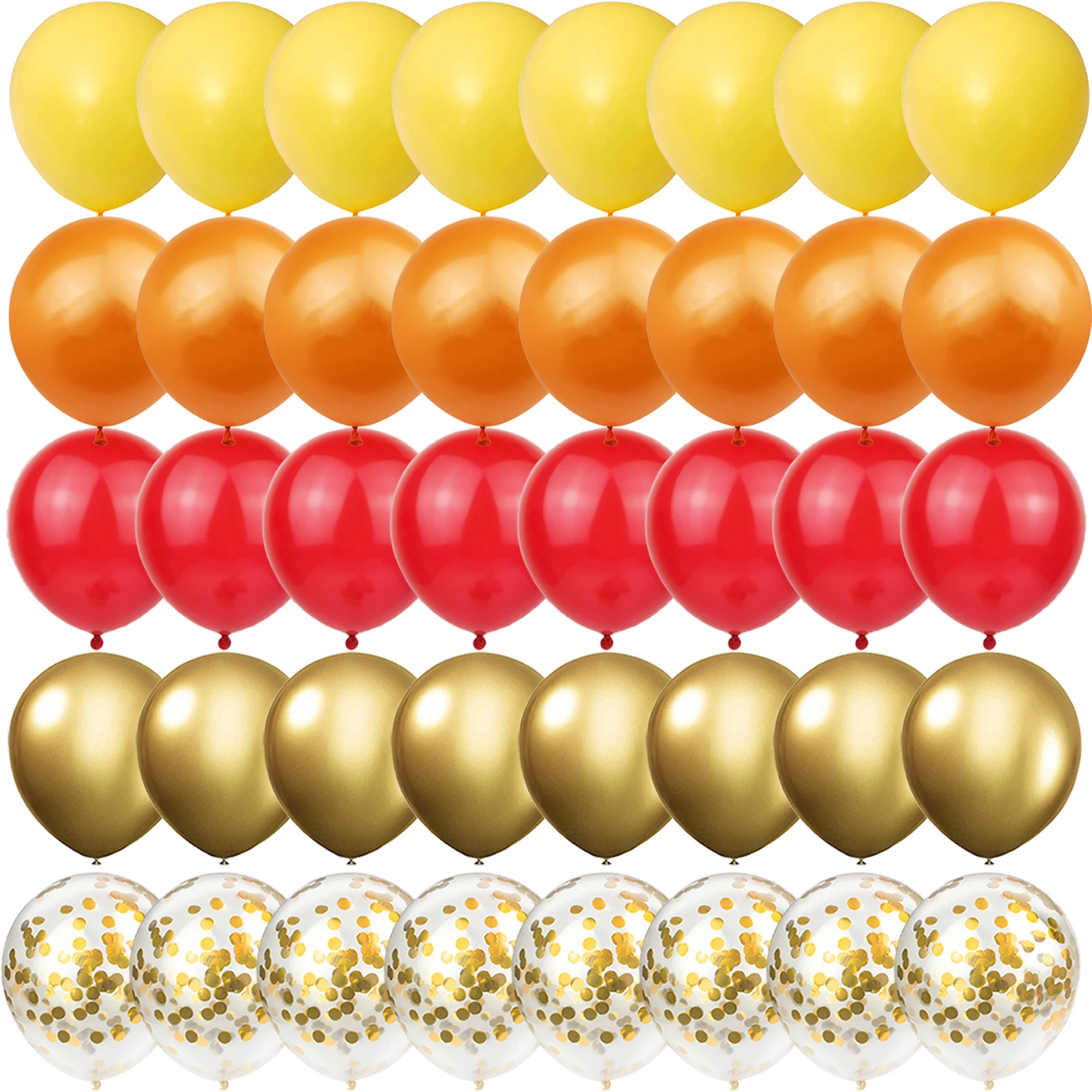 40-50PCS-Gold-red-yellow-Balloons-Gender-Reveal-Wedding-Valentine-s-Day ...