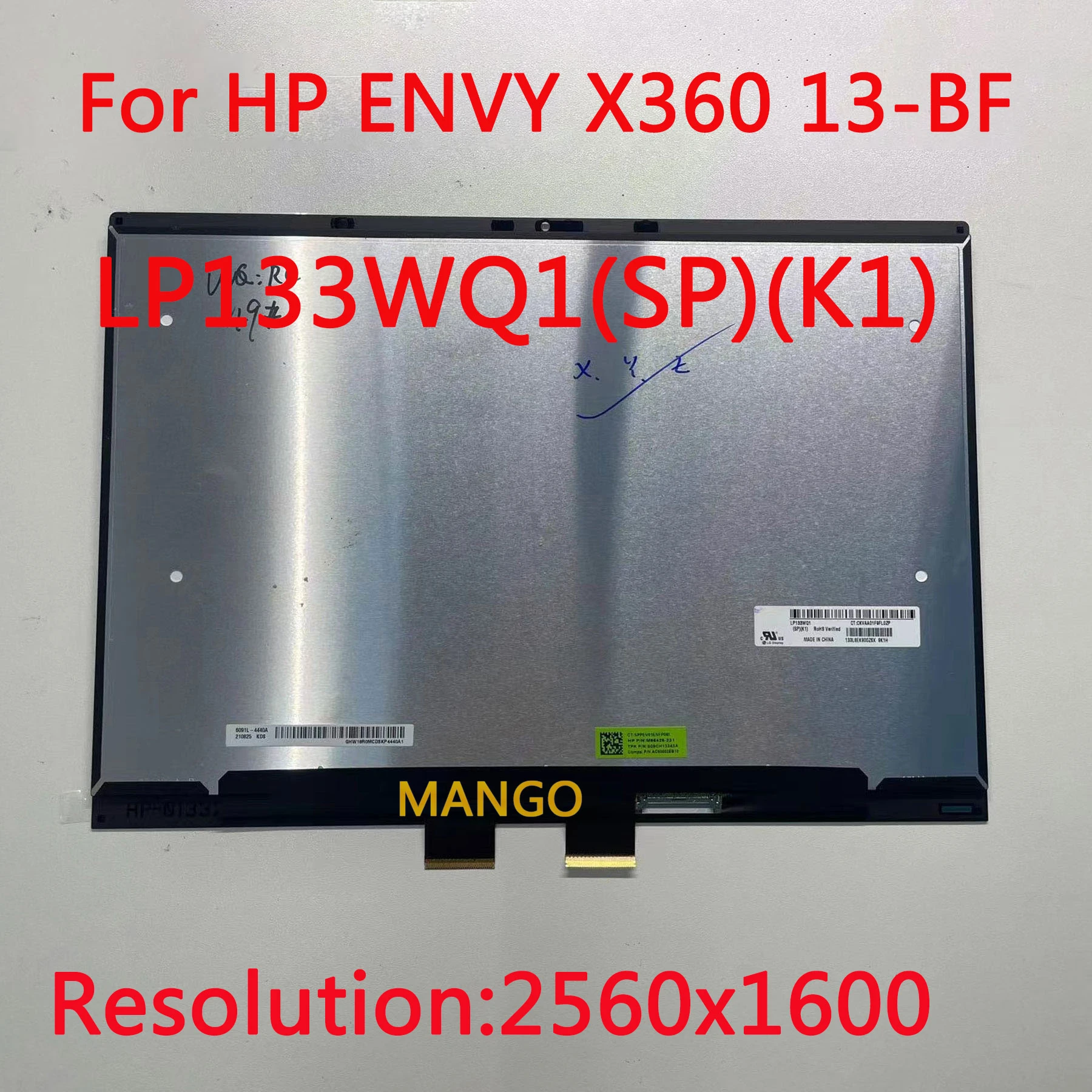 LP133WQ1(SP)(K1) LCD Screen IPS Laptop Display Panel 13.3"For HP ENVY ...