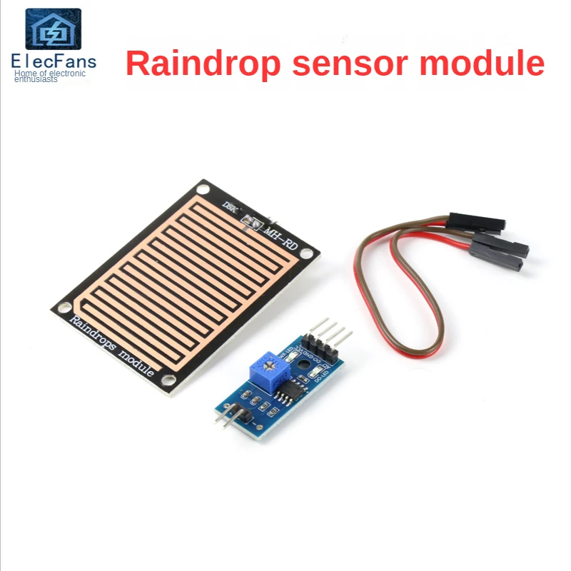 Raindrop-Sensor-Module-Rainwater-Sensing-Rain-Detection-Automatic ...