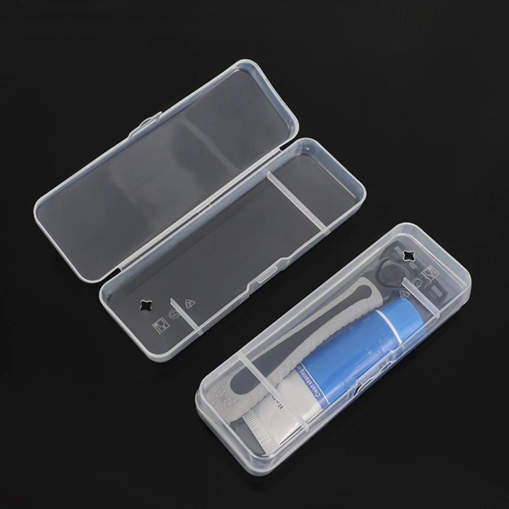 Shaver-Storage-Box-Handle-Box-Full-Transparent-Plastic-Razor-Box ...