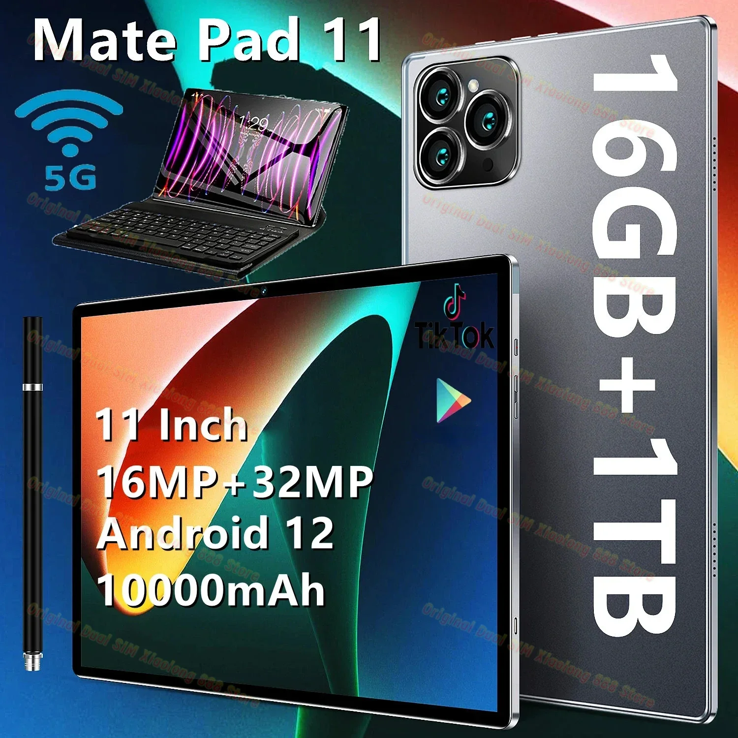 2024-nueva-tableta-Mate-Pad-11-Android-12-16GB-1T-11-pulgadas-HD ...
