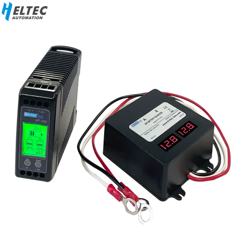 Heltec 12V LCD/LED Battery Equalizer Batteries Voltage Balance Lead ...