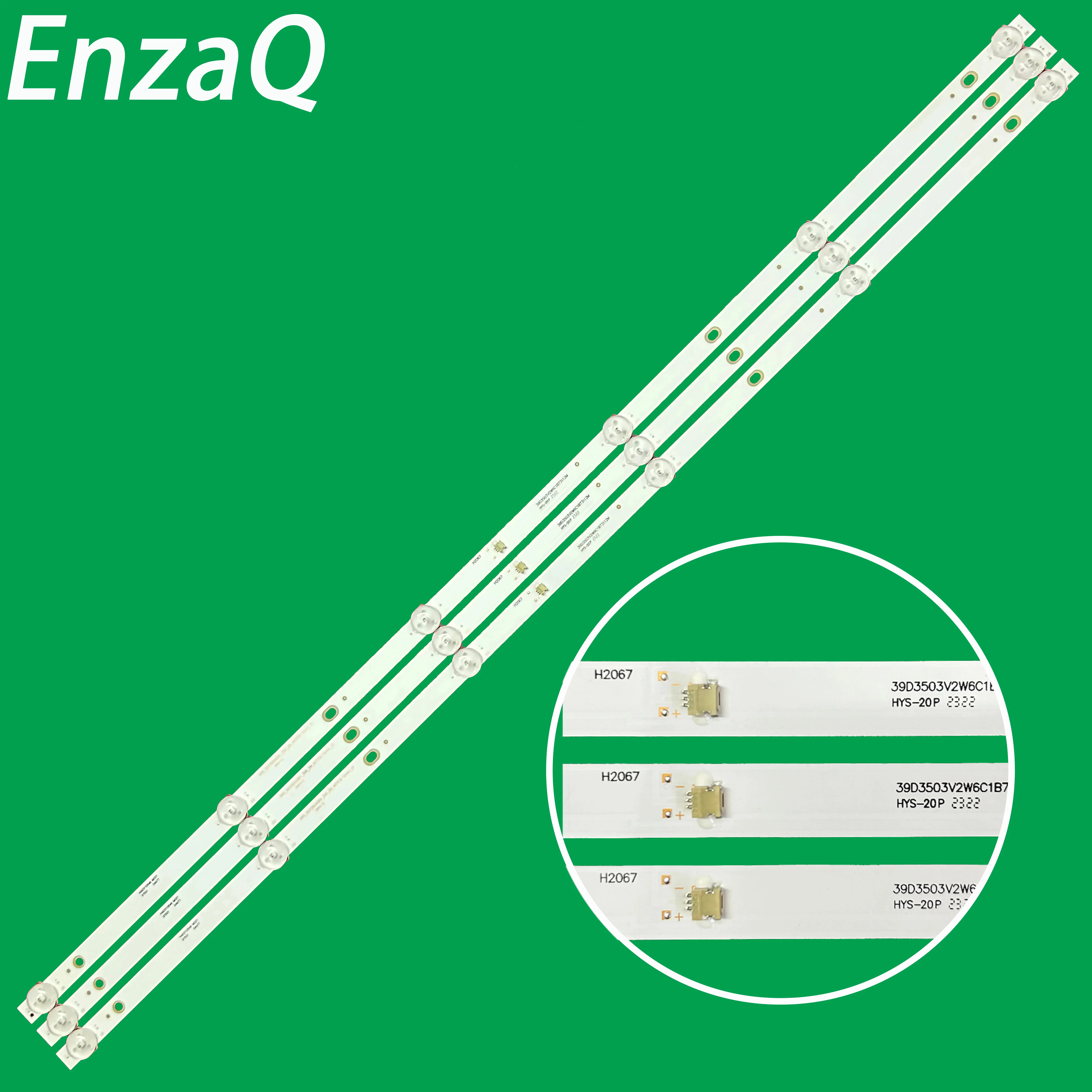 LED-Backlight-strip-6-lamp-For-HRS-SQY39GA064-3X6-2W-MCPCB-39D3503V2W6C1B73112M-NVR-8060-39RD2S ...
