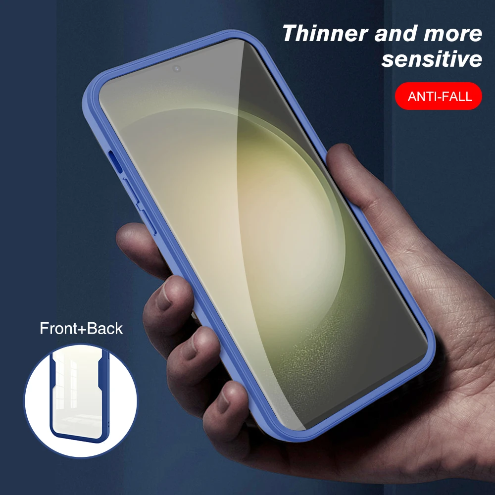 Samsun S23Ultra Case 360° Full Body Lens Protection Case For Samsung ...