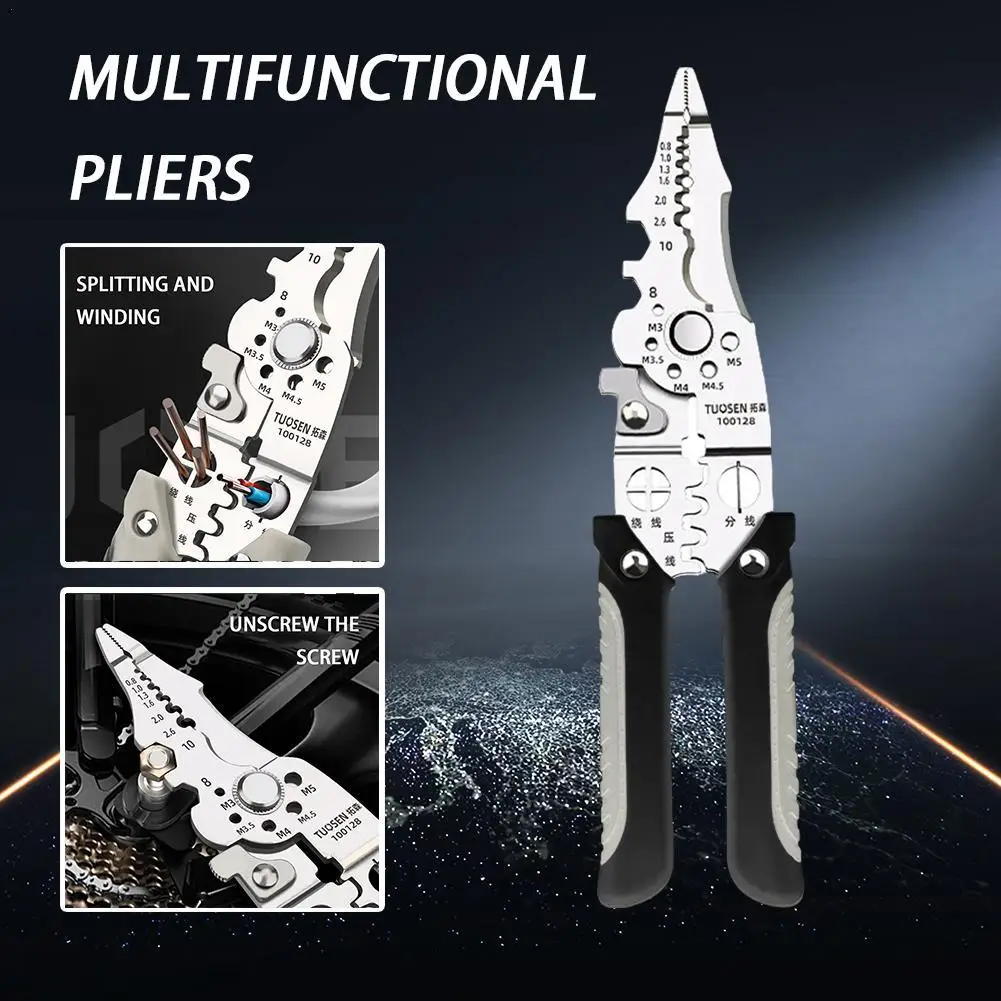 Wire-Stripper-Tools-Multitool-Plier-Crimper-Cable-Cutter ...