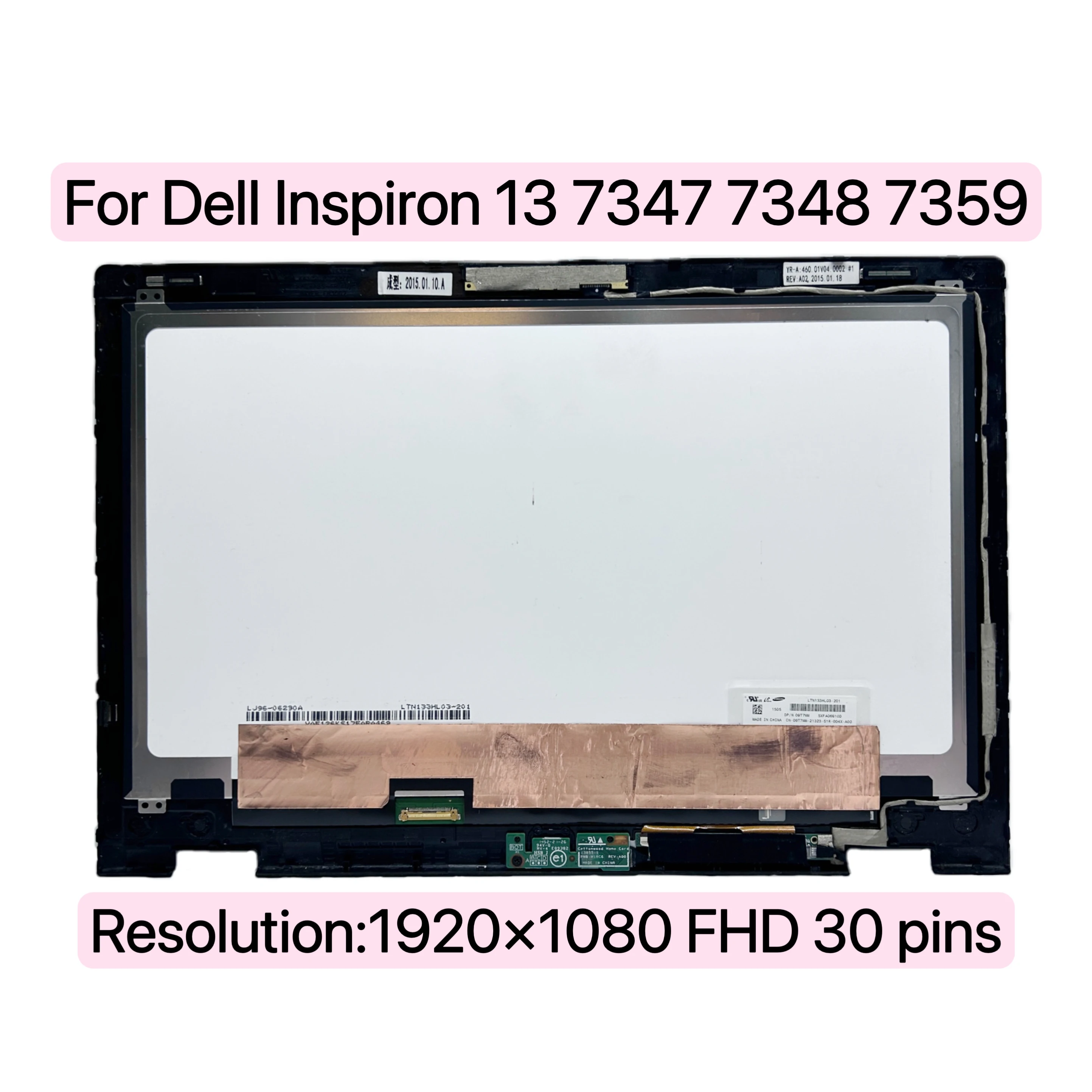 For-Dell-Inspiron-13-7000-7347-7348-7359-P57G-Touch-Screen-Digitizer ...