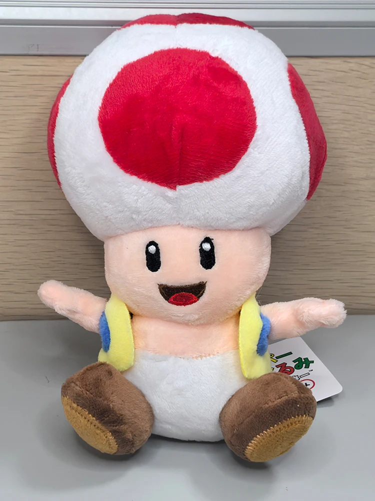Peluche de 6 pulgadas de Super Mario Bros. Wonder Mushroom Toad ...