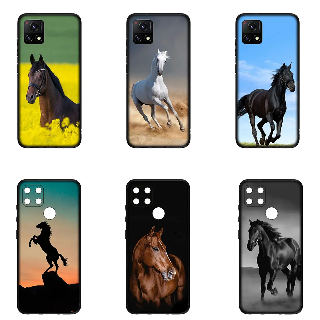 Wild Horse Design Soft Phone Case for RedmiNote 12 Pro 4G (10)