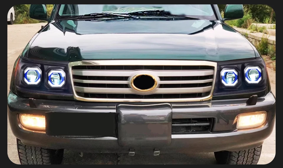 Car Styling Head Lamp For Toyota Land Cruiser Headlights 1998-2007 ...