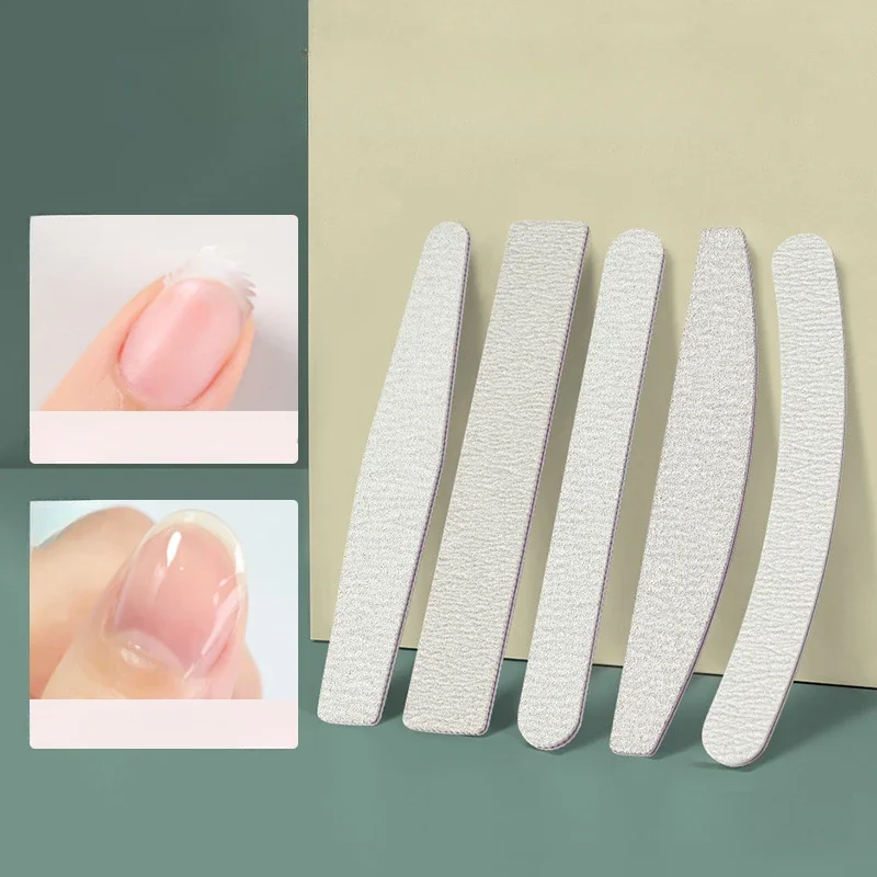 10PCS-Set-Half-Moon-Nail-File-100-180-Sandpaper-Nail-File-Sanding-File ...