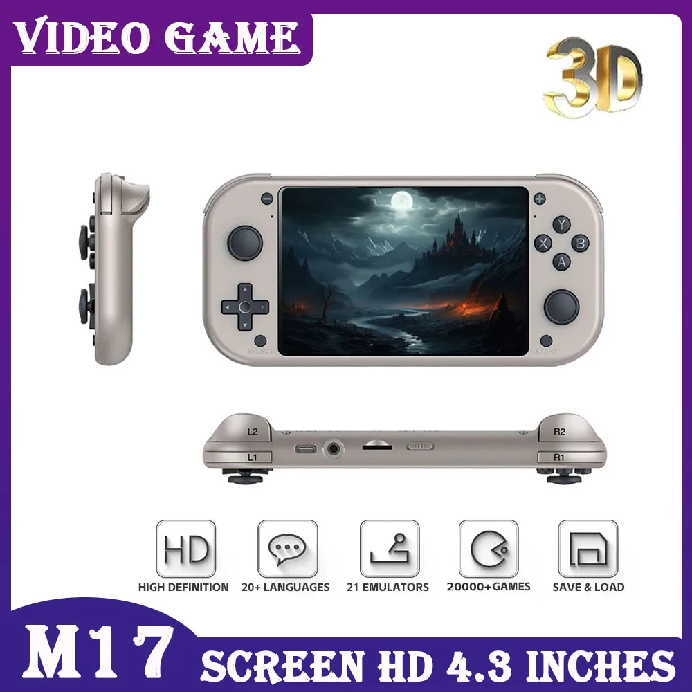 M17-Retro-Handheld-Video-Game-Console-Open-Source-Linux-System-64G-128G ...