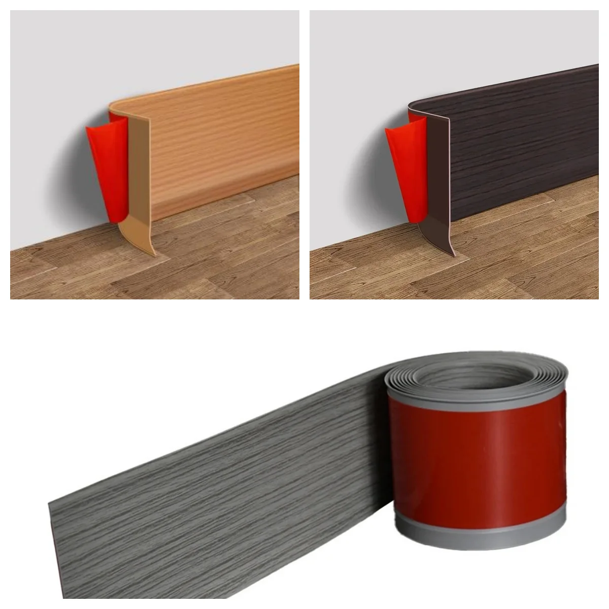 1pc 2m/3meters Skirting Line Border Adhesive Waterproof Edge Closing ...