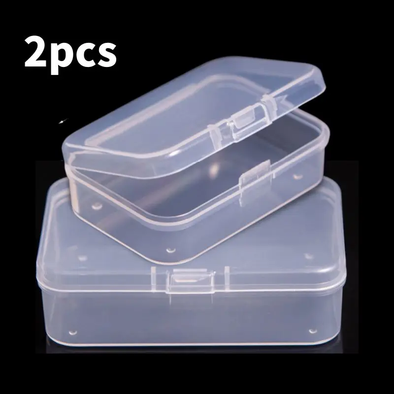2pcs-Mini-Plastic-Box-Rectangular-Box-Translucent-Box-Packing-Box ...