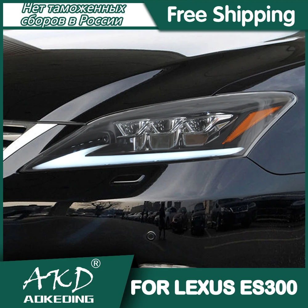 Car For Lexus ES200 2006-2012 Headlights DRL Day Running Light LED Bi ...