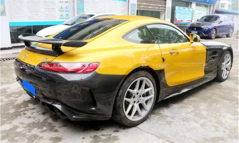 Voor Mercedes Benz AMG GT GTS GTC 2015-2023 Real Carbon Fiber Spoiler ...