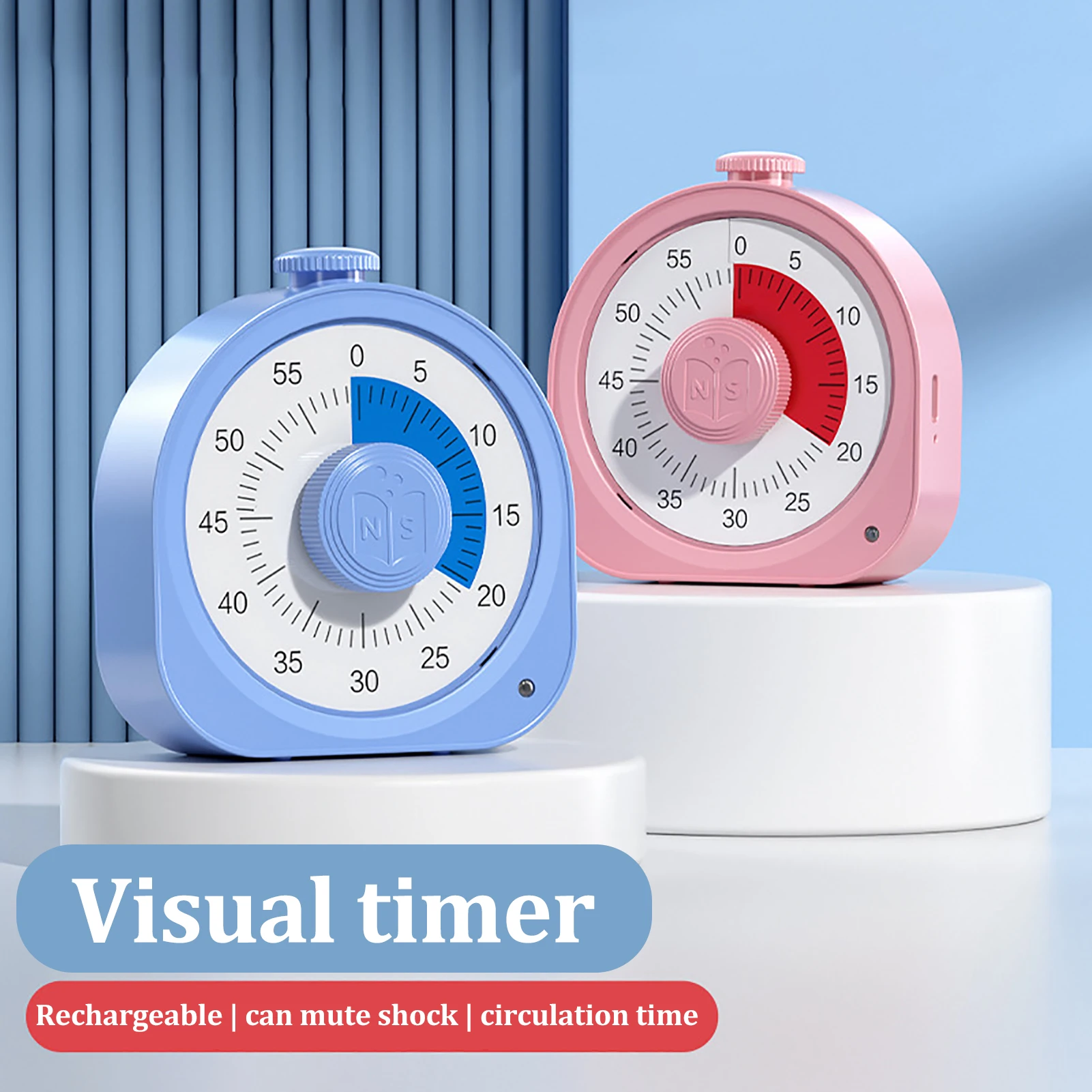 Visual-Timer-60-Minutes-Countdown-Timers-Suitable-for-Adult-Children ...