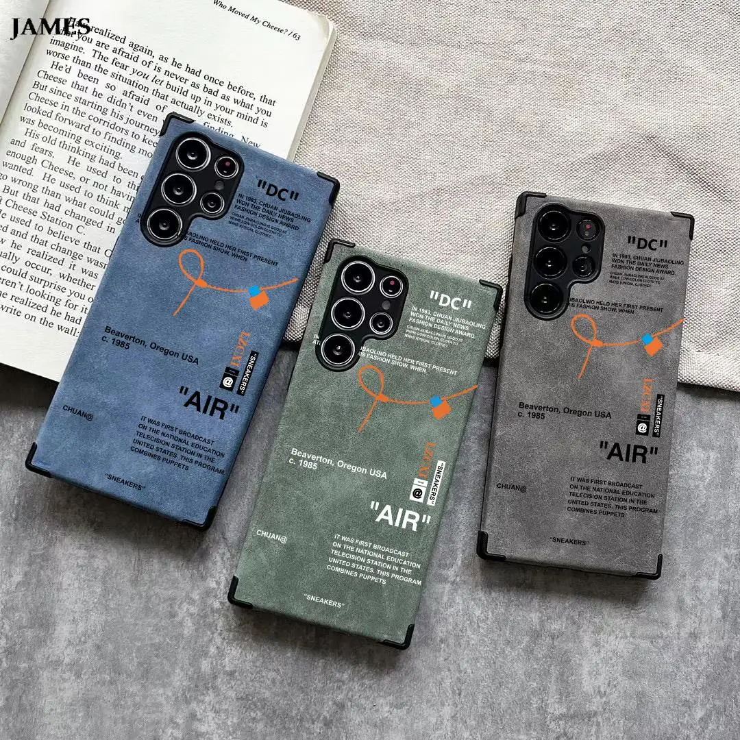 JAMES-Sneaker-Suede-Cowhide-Leather-Shoes-Phone-Case-For-Samsung-Galaxy ...