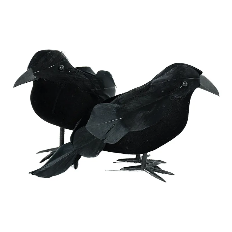 Animal-Artificial-de-cuervo-negro-para-Halloween-simulaci-n-de-p-jaro ...