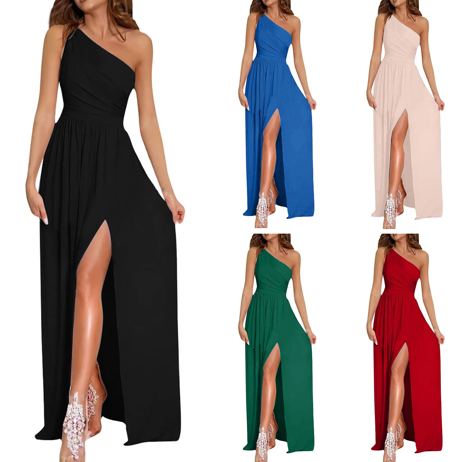 Vestido-de-fiesta-de-noche-sin-mangas-con-abertura-alta-para-mujer-ropa ...