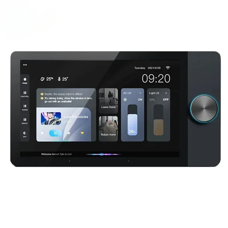 8-Inch-Scene-Panel-with-Rotary-Button-Built-in-2-Light-Control-Android ...