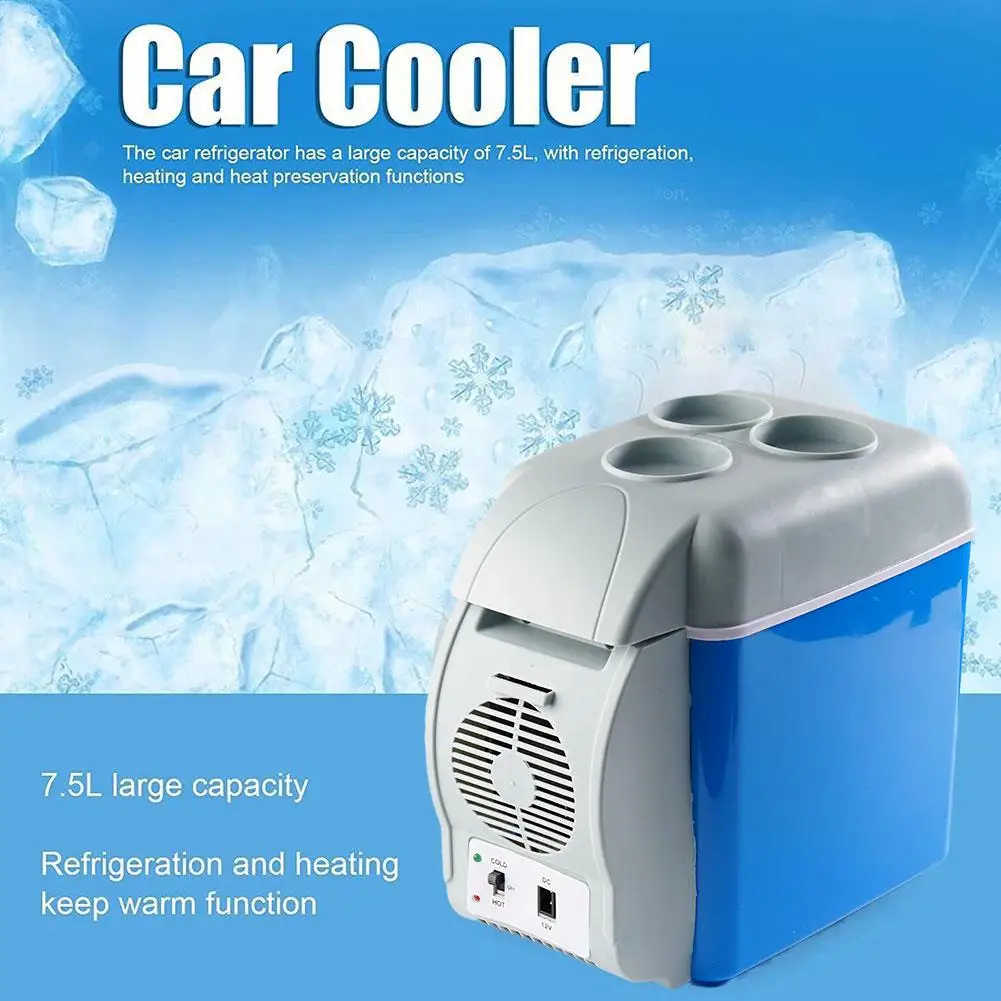 7-5L-Car-Mini-Refrigerator-Lightweight-Warming-Cooling-Small-Fridge ...