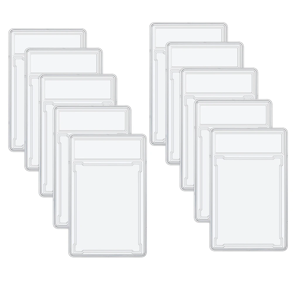 10-Pcs-Trading-Cards-Protector-Case-Acrylic-Clear-Graded-Card-Holders ...