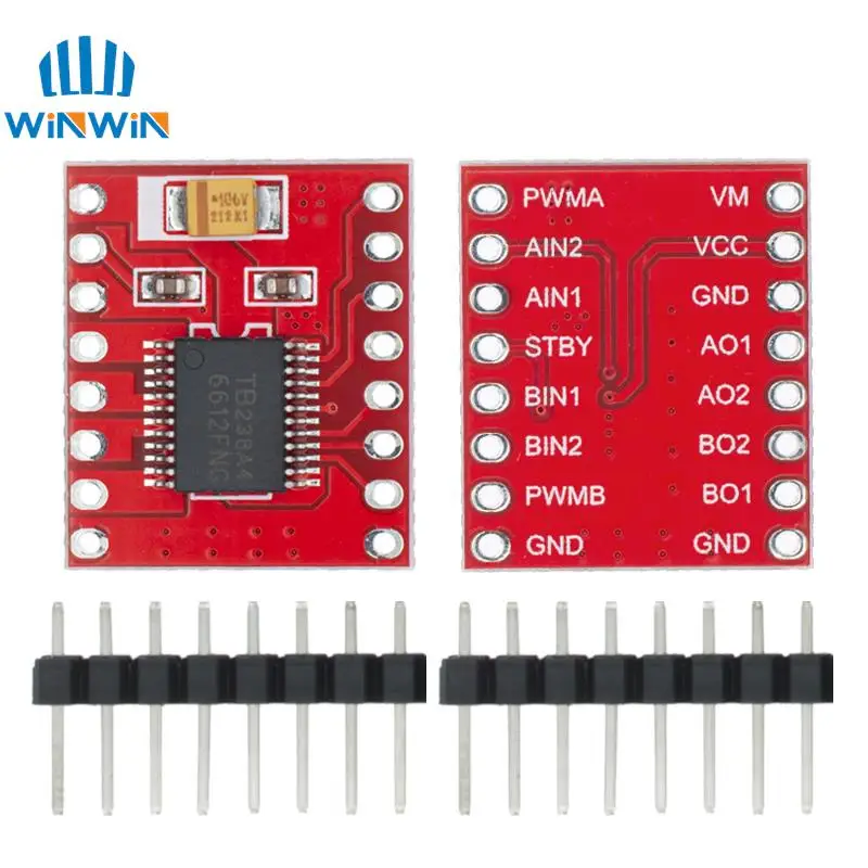TB6612-Dual-Motor-Driver-1A-TB6612FNG-for-Arduino-Microcontroller ...