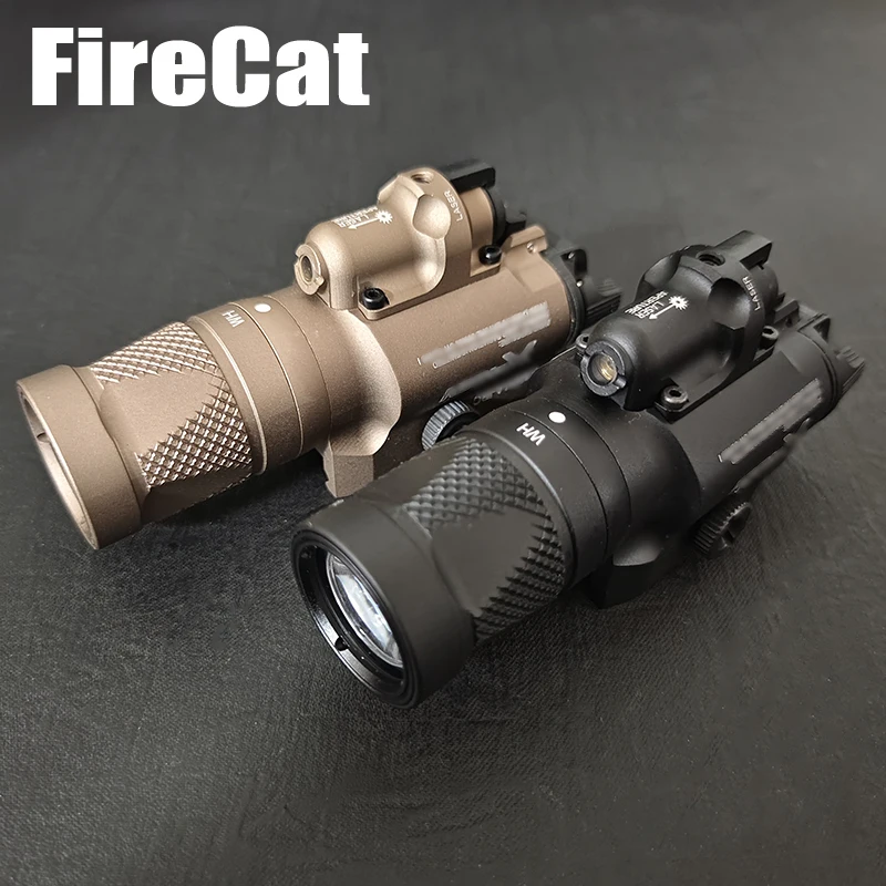 Tactical Flashlight Surefir X400V Red laser X400 Pistol Scout Light LED Glock 20MM Rail Outdoor ...
