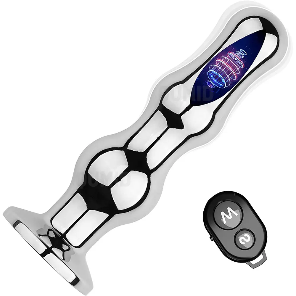 Wireless Remote Anal Vibrator Sex Toy For Men Women Anal Plug Male ...