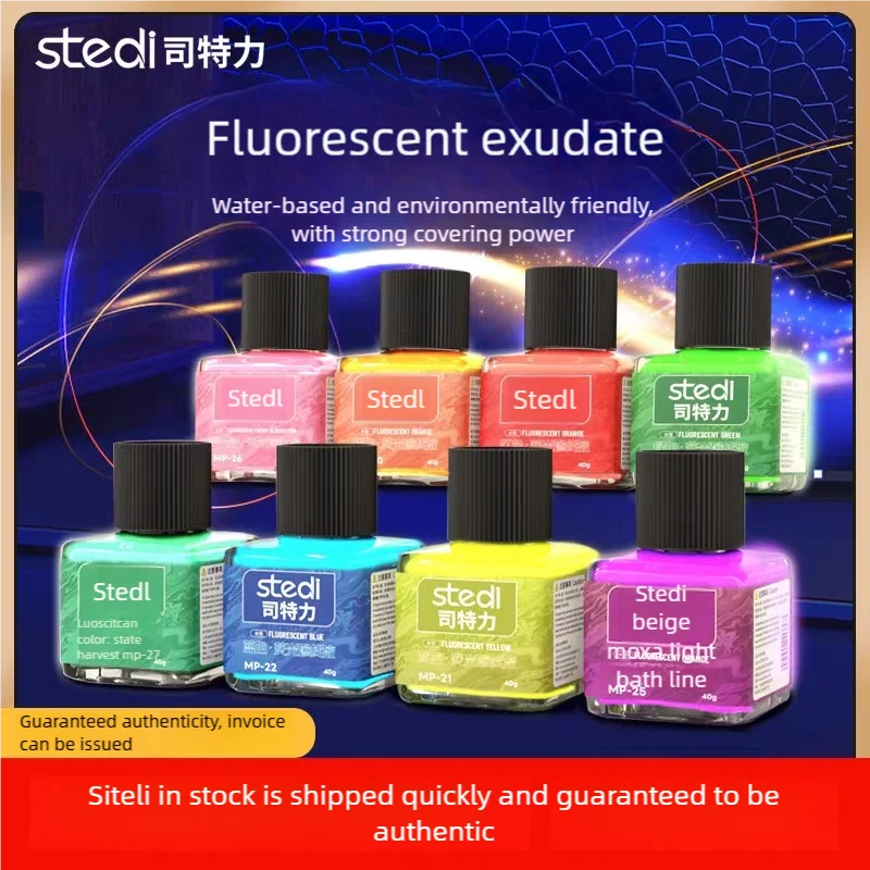 40g Stedi Water-based Fluorescent Panel Liner Paint Set for Model ...