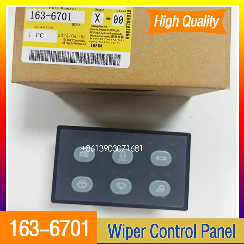 Excavator-Head-Lamp-Controller-E320C-E312C-E320C-Wiper-Control-Panel ...