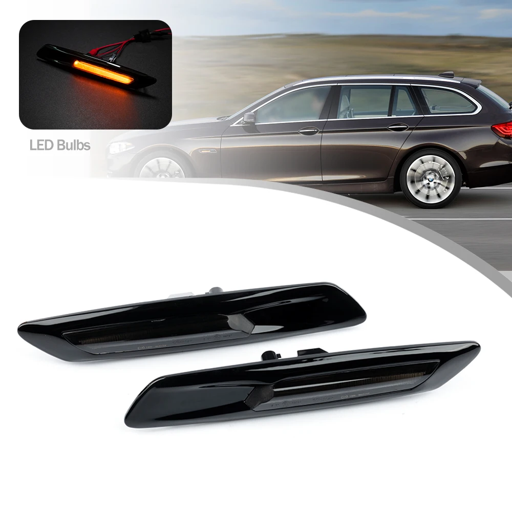 2X For BMW 5-SeriesF10 F11 Sedan Touring 2011-2013 Led Sequential Turn ...
