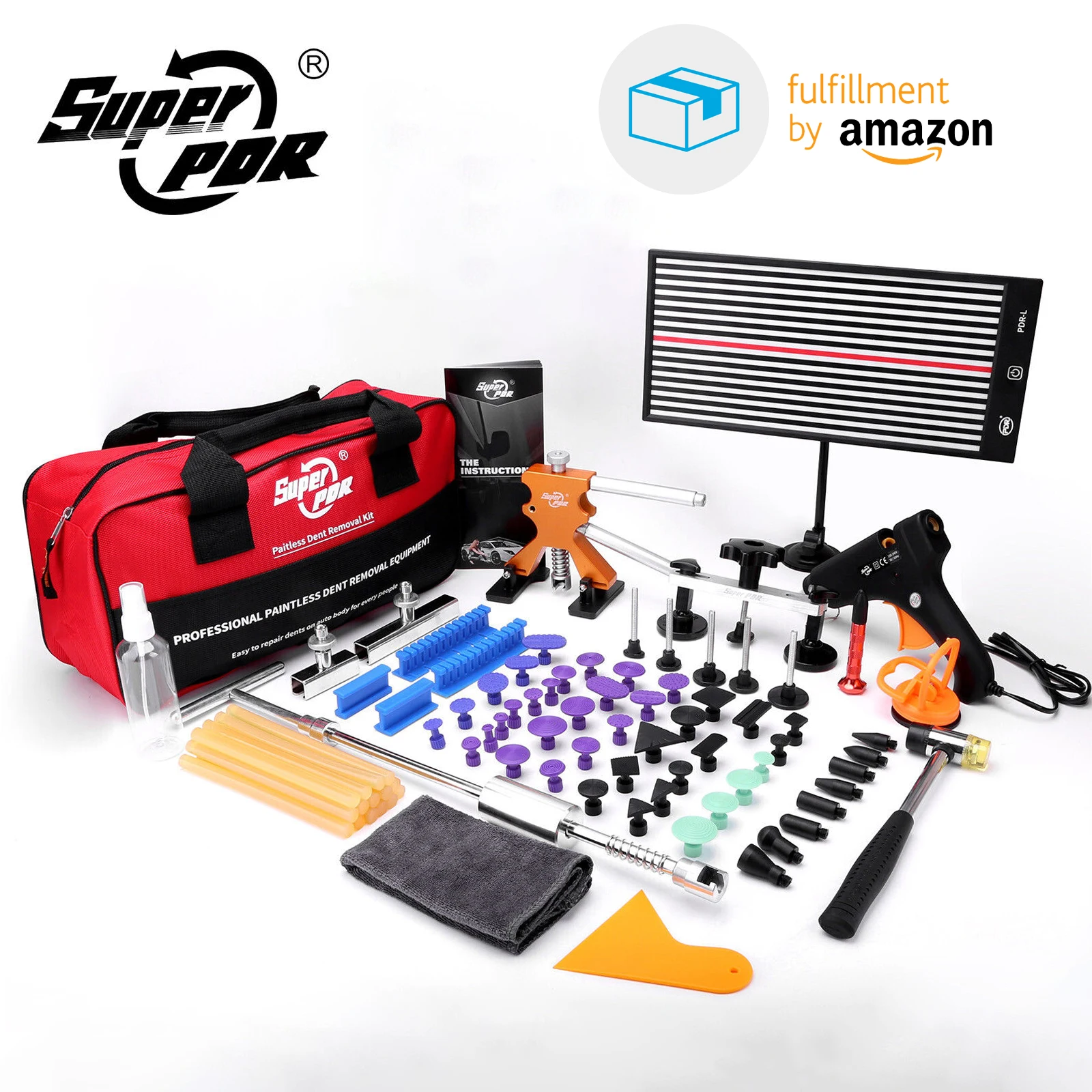 PDR Car Paintless Dent Repair Tools Kit Dent Removal Car Body Repair ...
