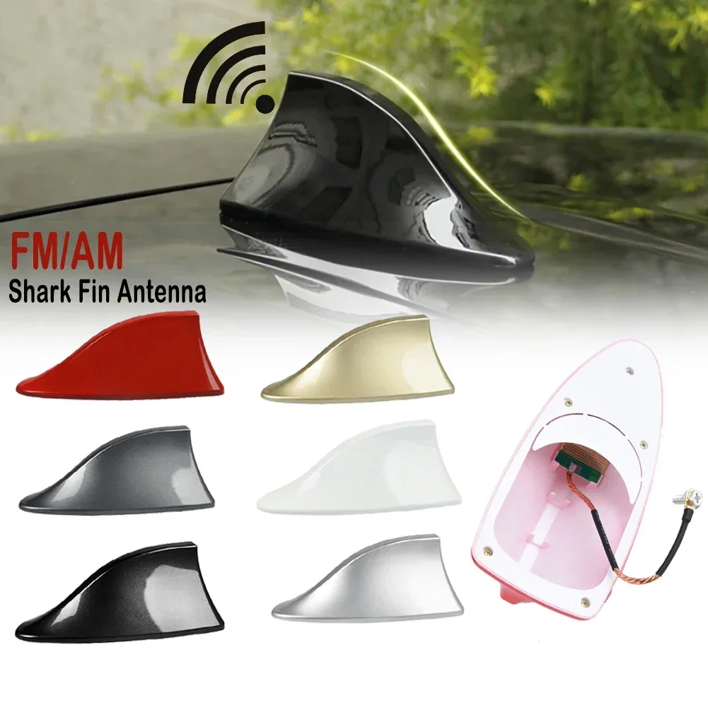Universal-Car-Radio-Shark-Fin-Car-Shark-Antenna-Radio-FM-Signal-Design ...