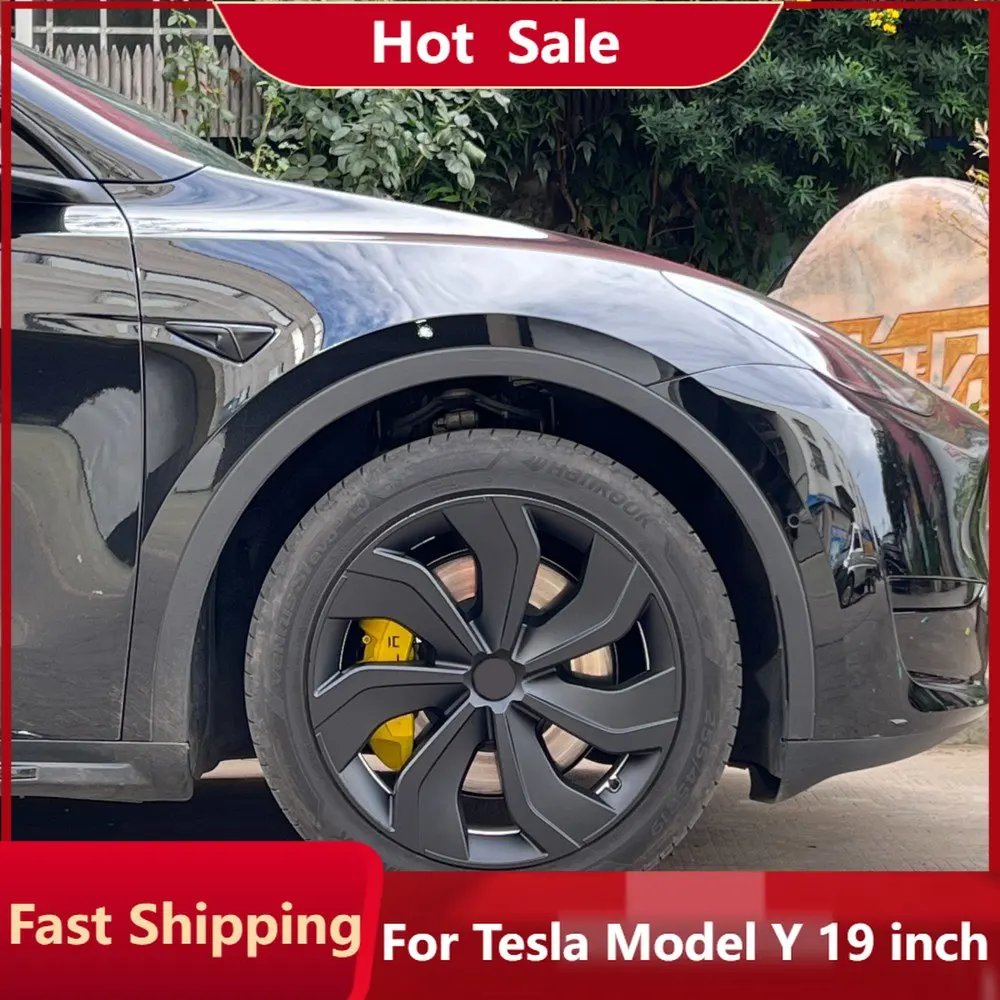 For-Tesla-Model-Y-19-inch-Machine-Armour-Blade-Hub-Cover-Replacement ...