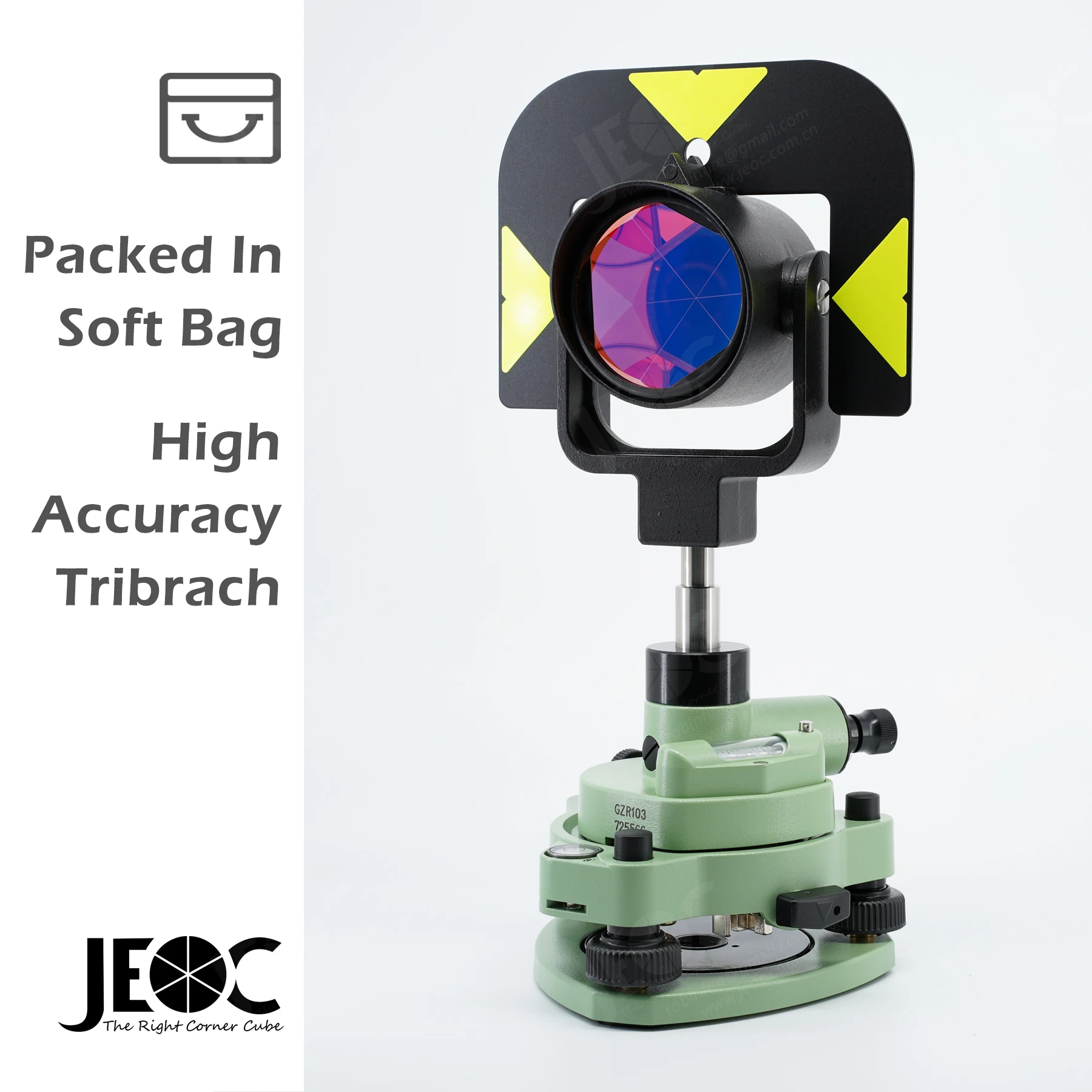 JEOC-GPR121-Accurate-Prism-GDF321-GZR103-Tribrach-Set-Surveying ...