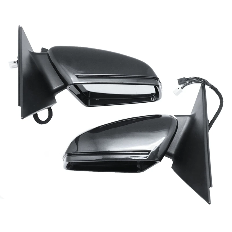 1Pair Car Electric Rearview Mirror Assembly For Mercedes Benz W204 C180 ...
