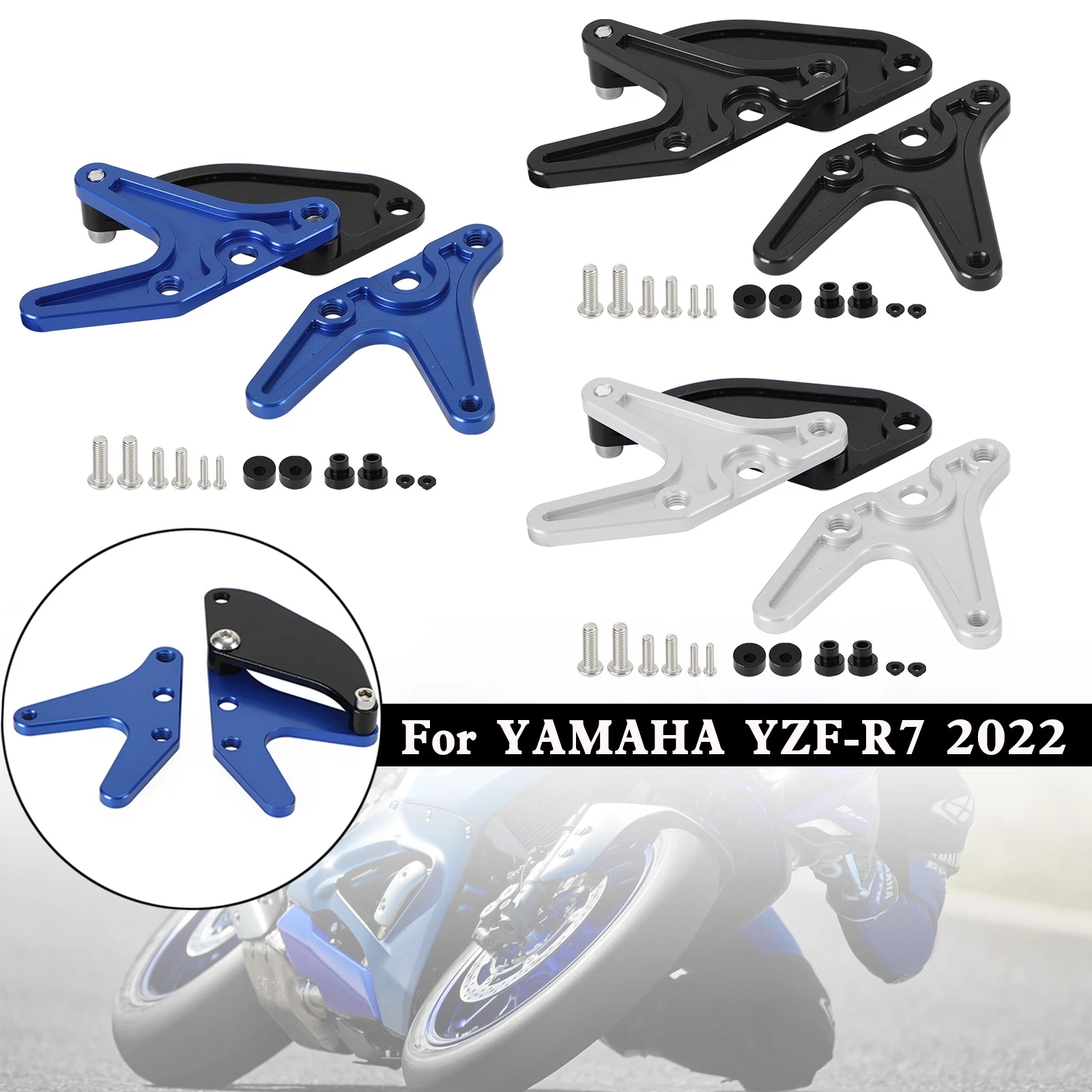 Artudatech Aluminum Motorcycle Stand Hook Sprocket Toe Guard For Yamaha ...