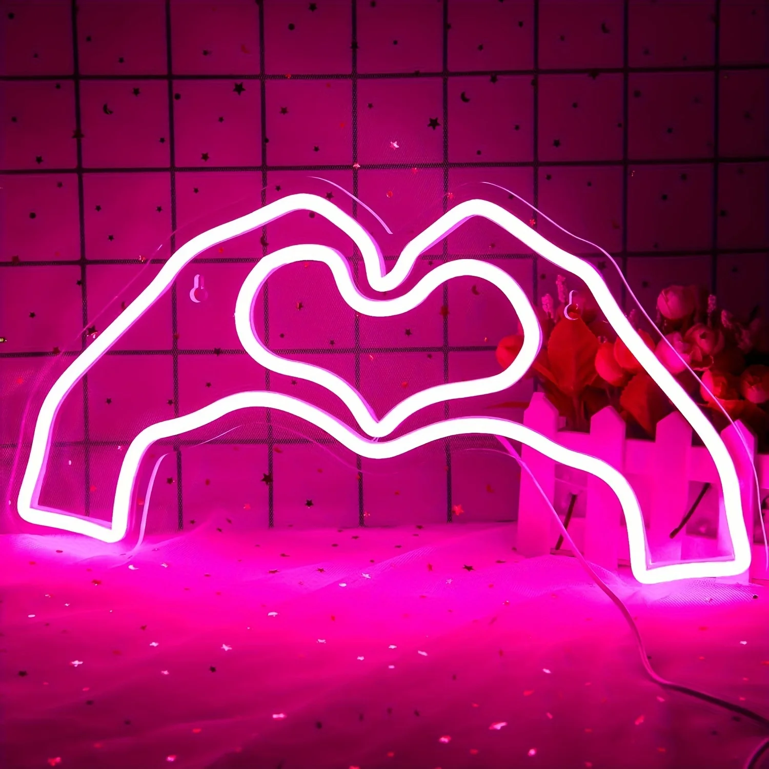 1pc-Hand-Heart-Gesture-Neon-Sign-For-Valentines-Day-Heart-LED-Light ...