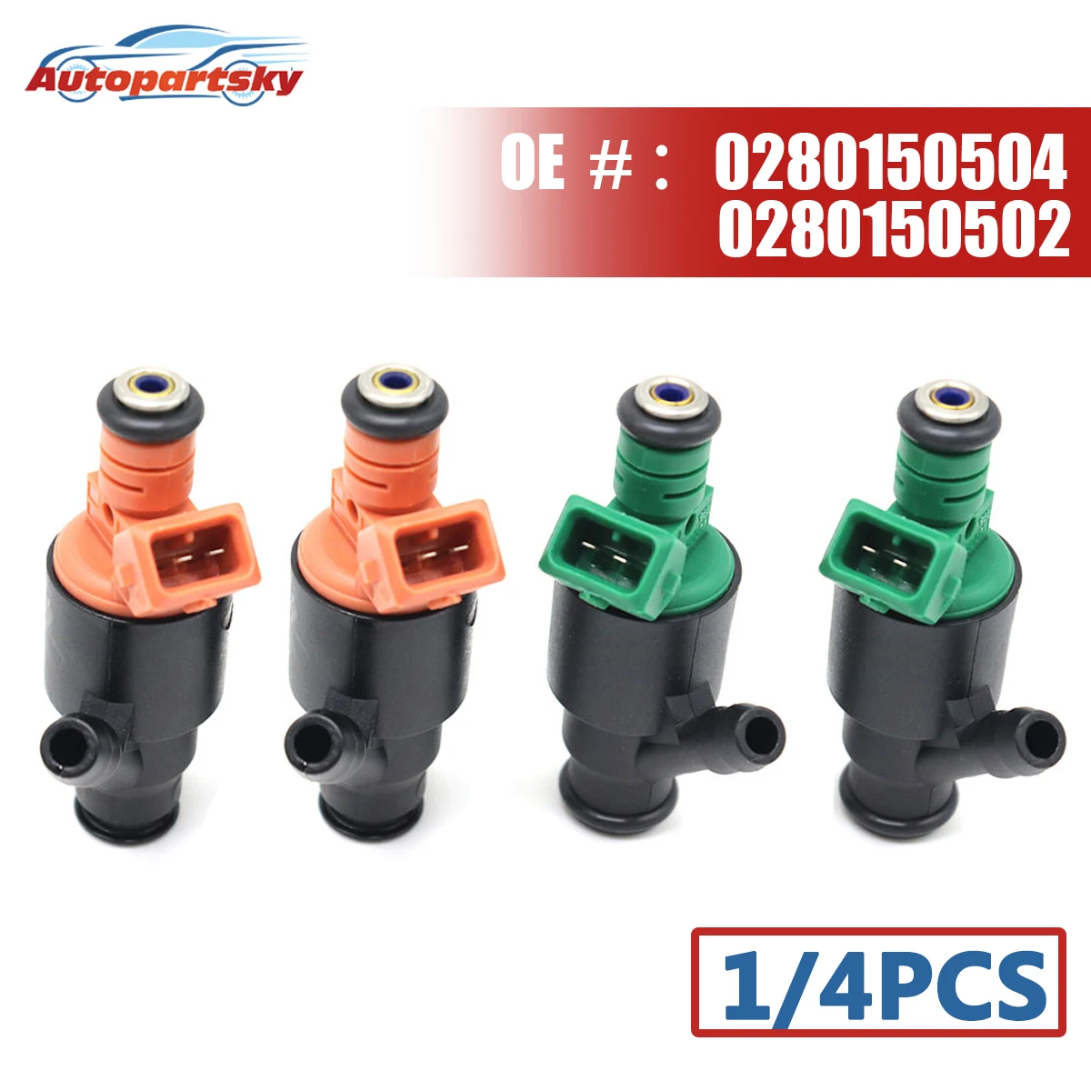 1-4PCS-0280150504-0280150502-842-12229-842-12231-Fuel-Injector-Nozzle ...