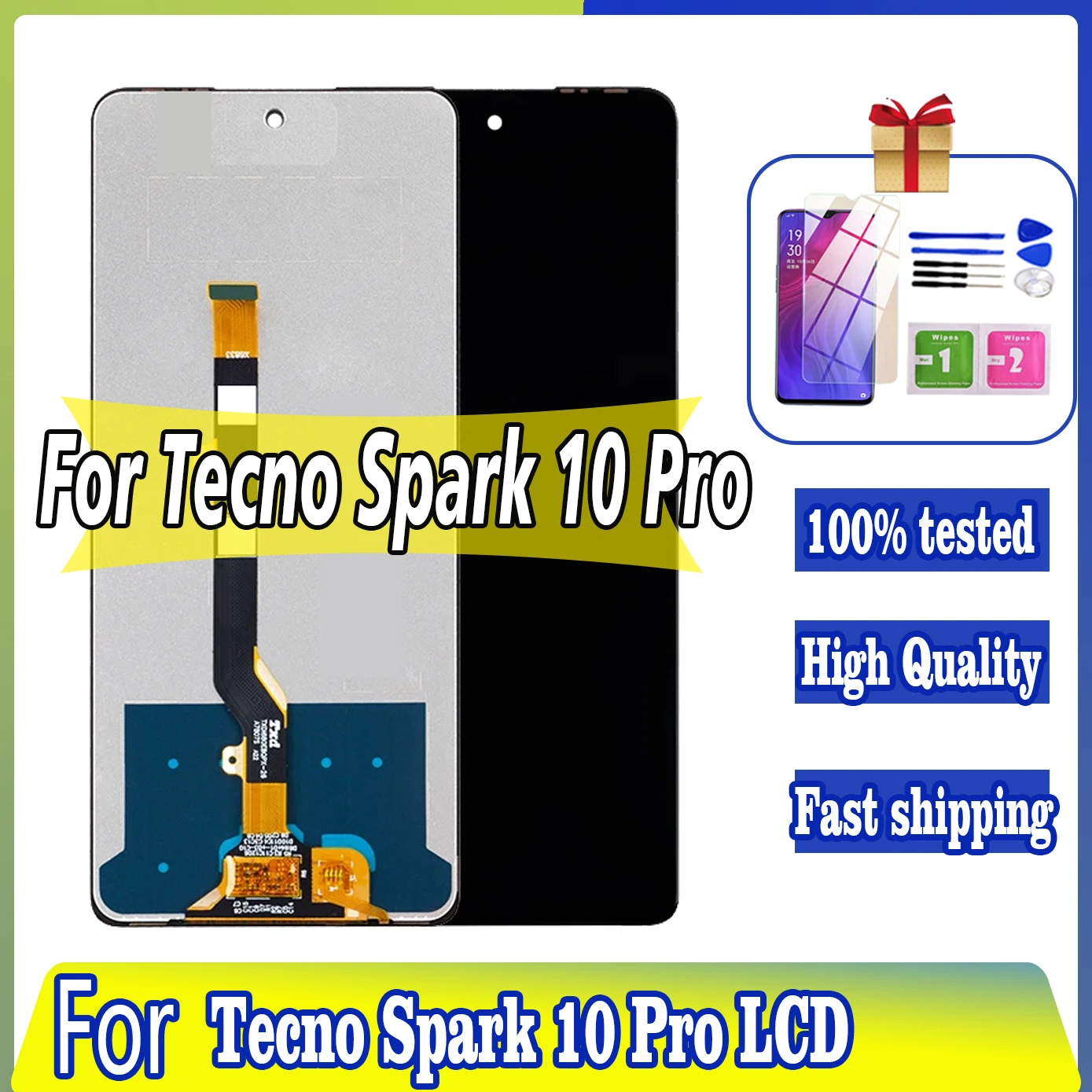 100-Tested-Original-Lcd-For-Tecno-Spark-10-Pro-Display-k17-Touch-Screen ...