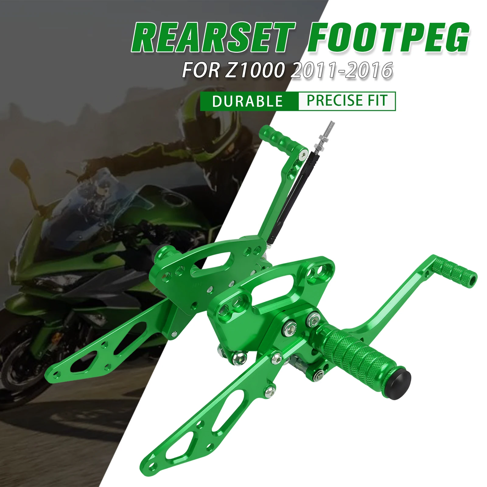 For-KAWASAKI-Z1000-Z-1000-2011-2016-2015-Motorcycle-Aluminum-Footpeg ...